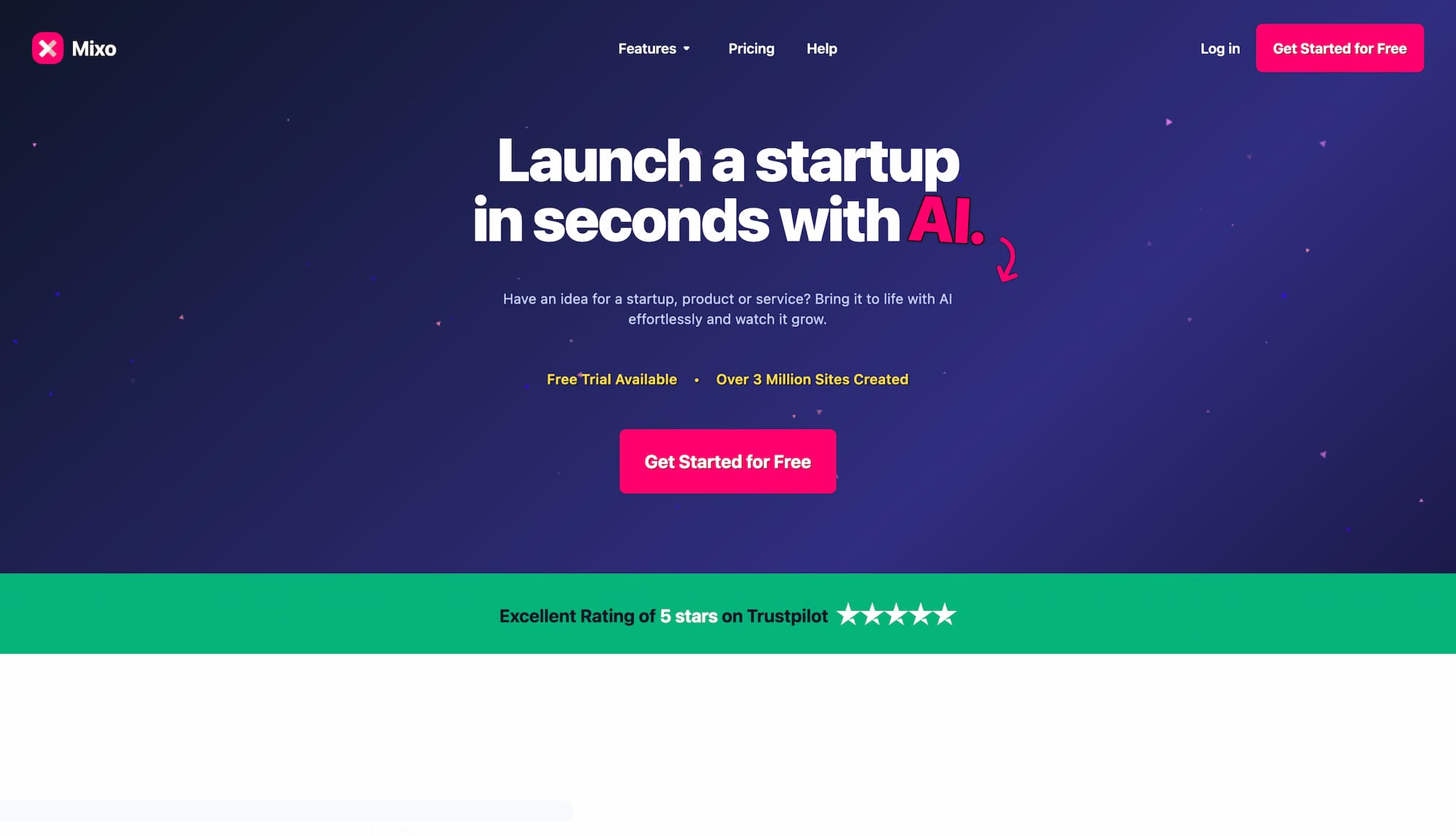 Mixo.io Website Creation